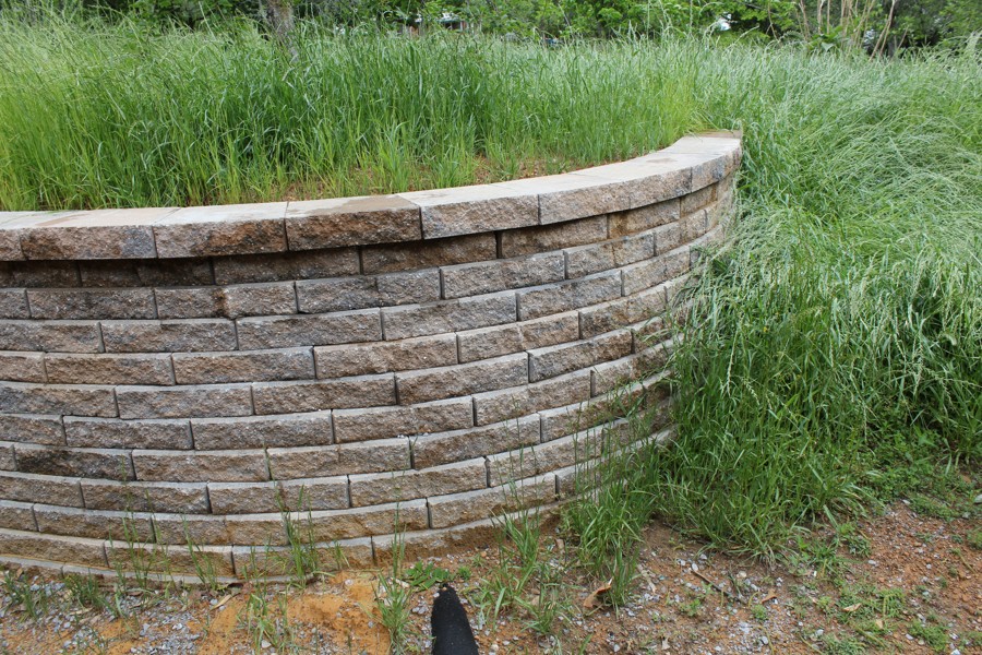 Retaining wall in Helena, Al