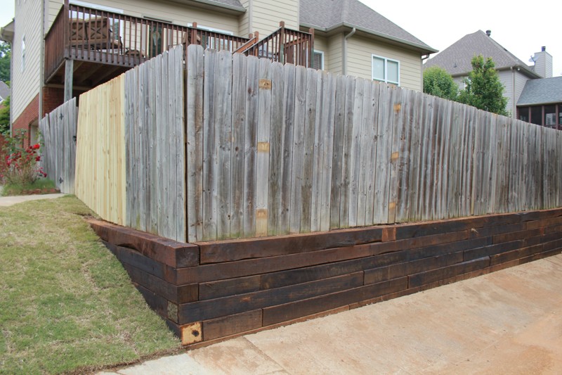 How To Make A Railroad Tie Wall at Naomi Krause blog